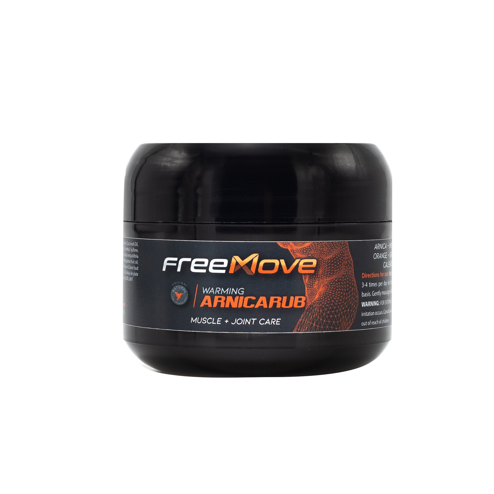FreeMove Arnicarub warming Muscle Care and Pain Relief cream 125g jar ...