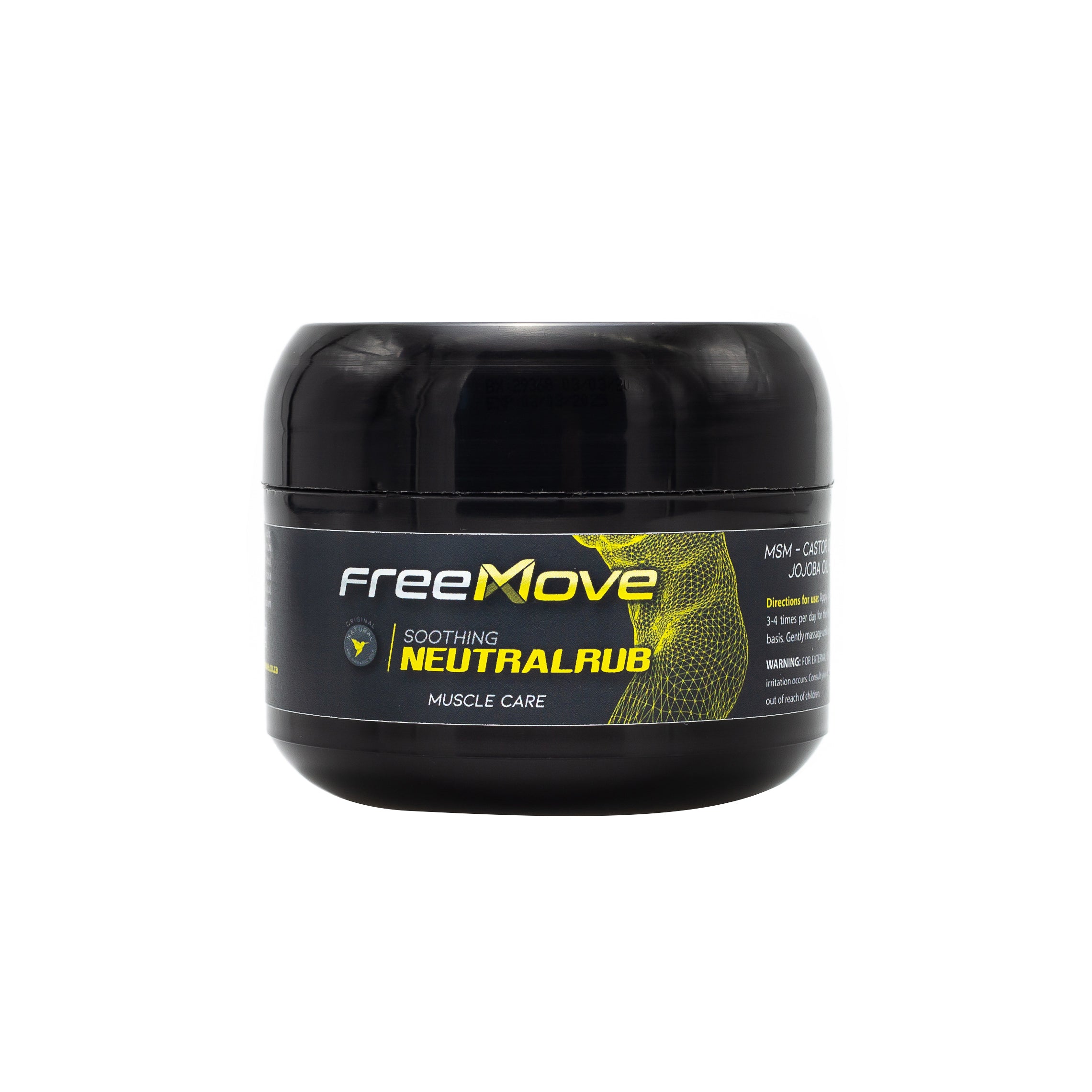 FreeMove Neutralrub Muscle Care and Pain Relief cream125g Jar ...